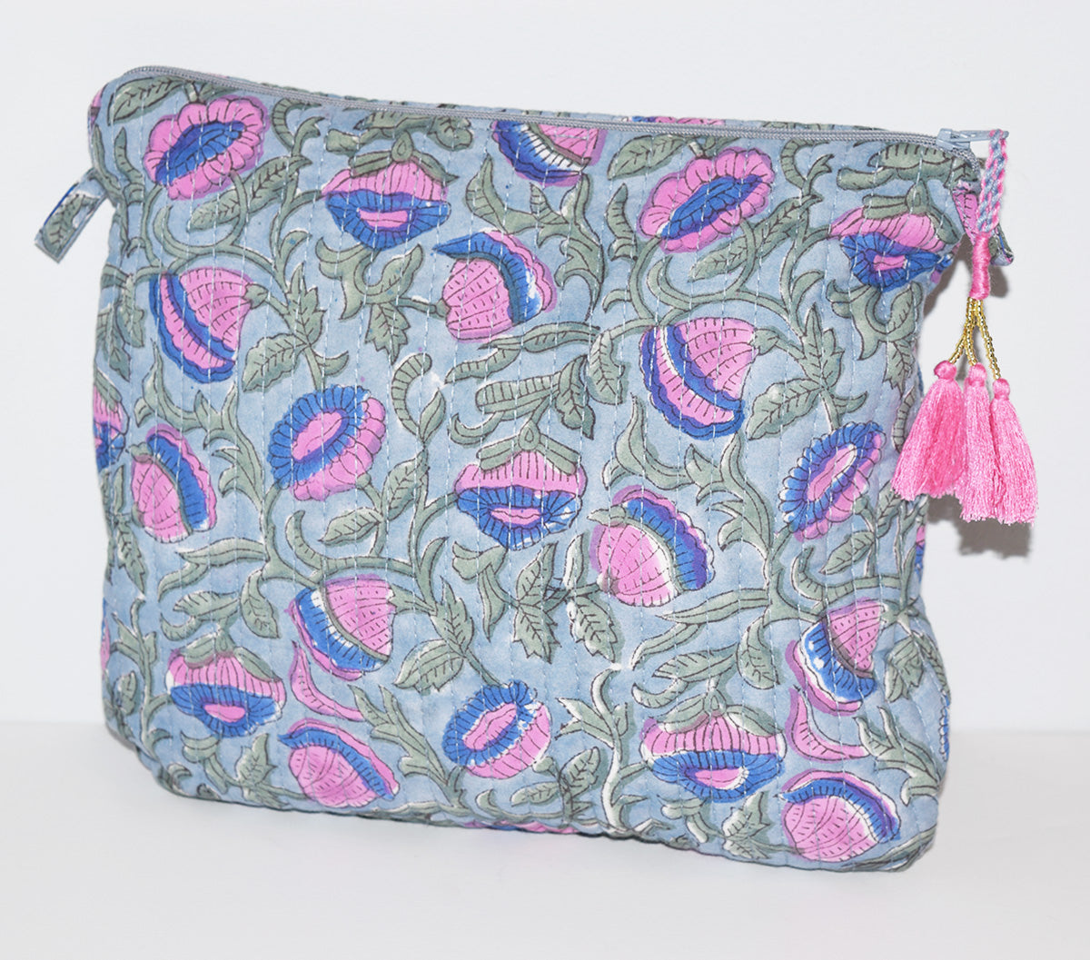 Amisha Design | Block Printed Toiletry Bags, Cosmetic and Makeup Bags ...